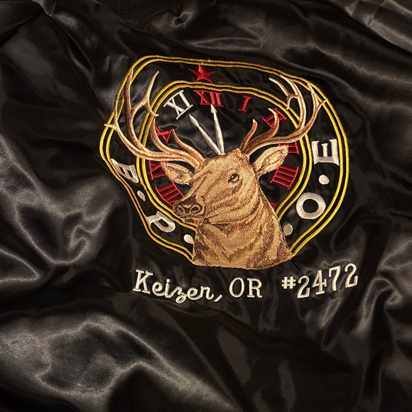 Jackets & Coats | Elks Lodge Bomber Jacket Keizer Oregon | Poshmark